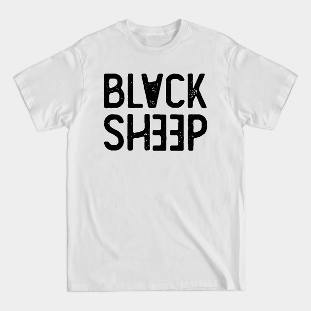 Black Sheep Retro - Black Sheep - T-Shirt sold by DaviMoran | SKU 1871153 | Printerval